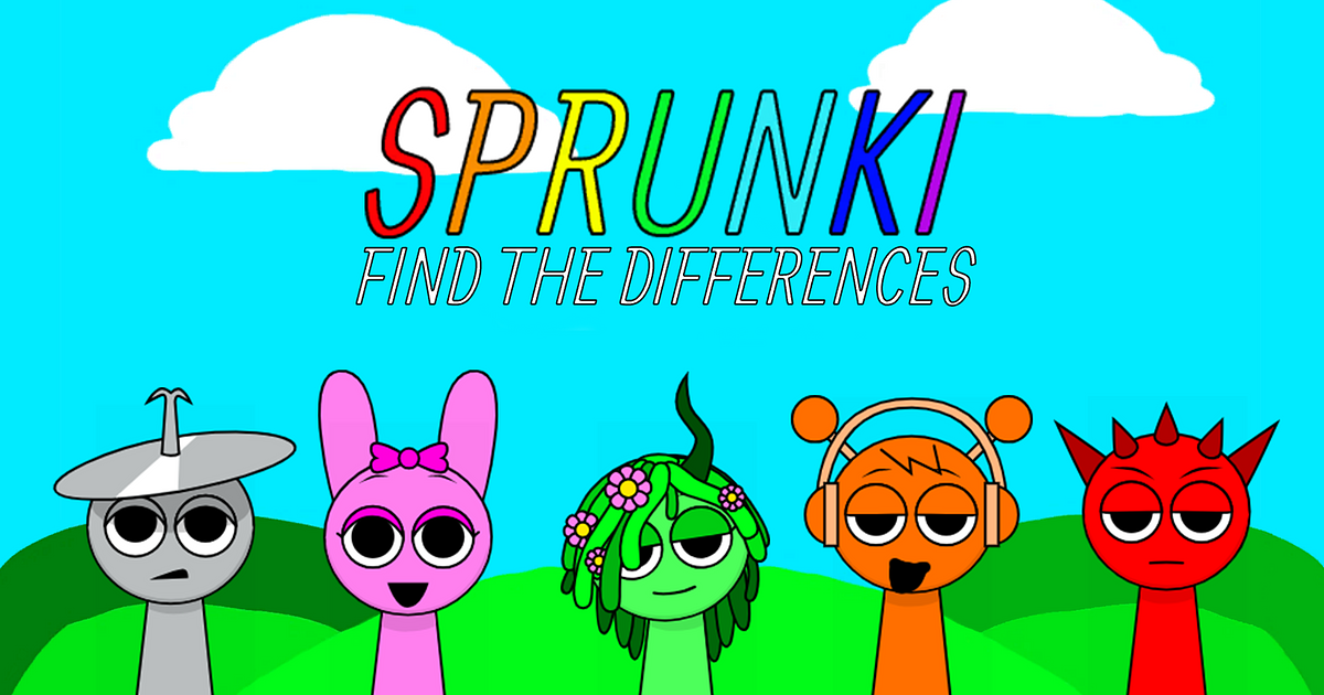 Sprunki Find the Differences - Online Spel - Spela Nu | Nyckelspel.se